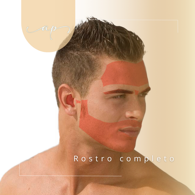 Rostro completo hombre | Depilación Láser